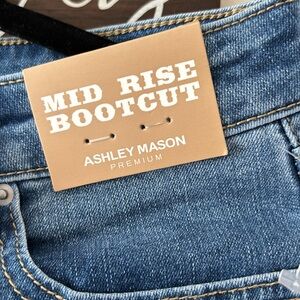 Ashley Mason | Jeans | Ashley Mason Premium Mid Rise Bootcut Raised ...